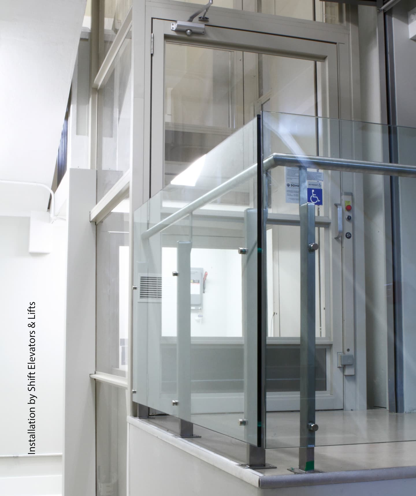 V-1504 enclosed wheelchair lift | Savaria Accessibility Products