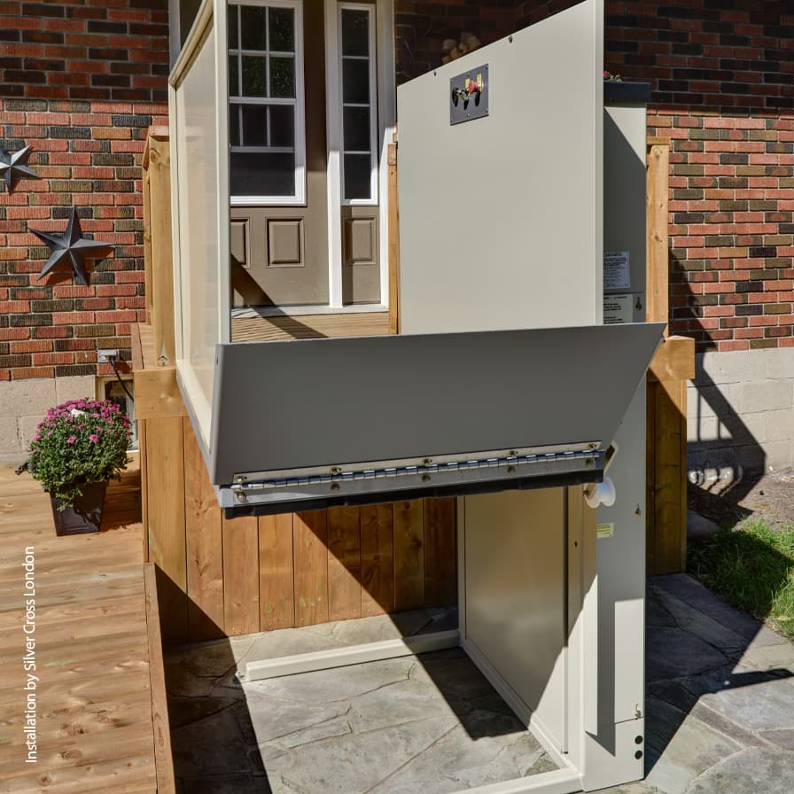 Multilift unenclosed wheelchair lift